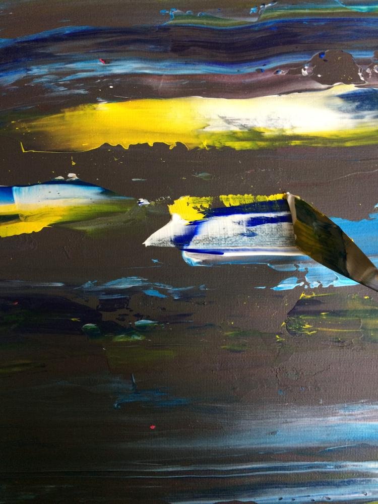 Abstract – Scrape, Spread and Blotch Art - Views Heard